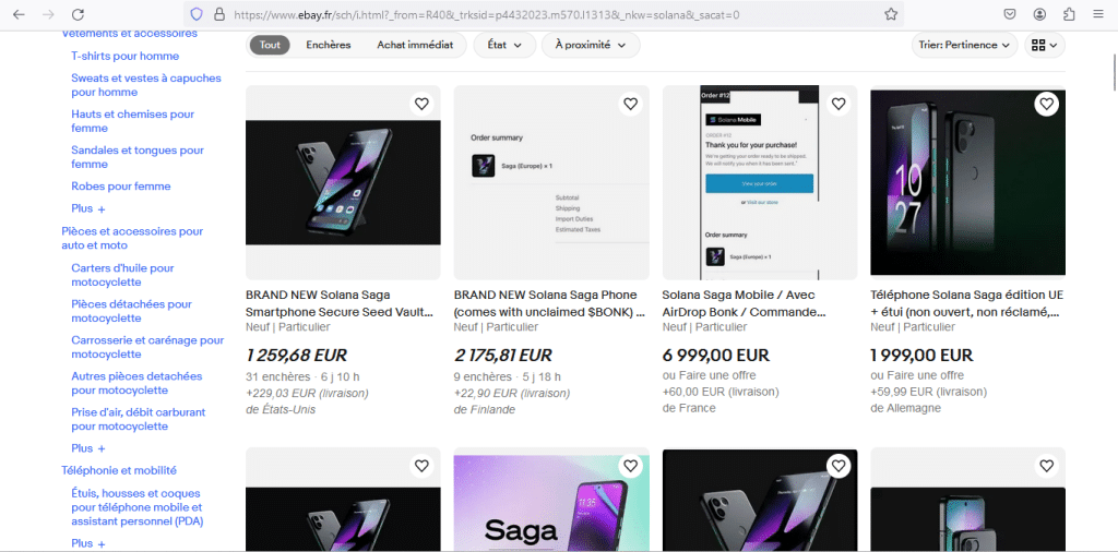 Solana Mobile Saga : où peut-on l'acheter en France ? Quel est son tarif