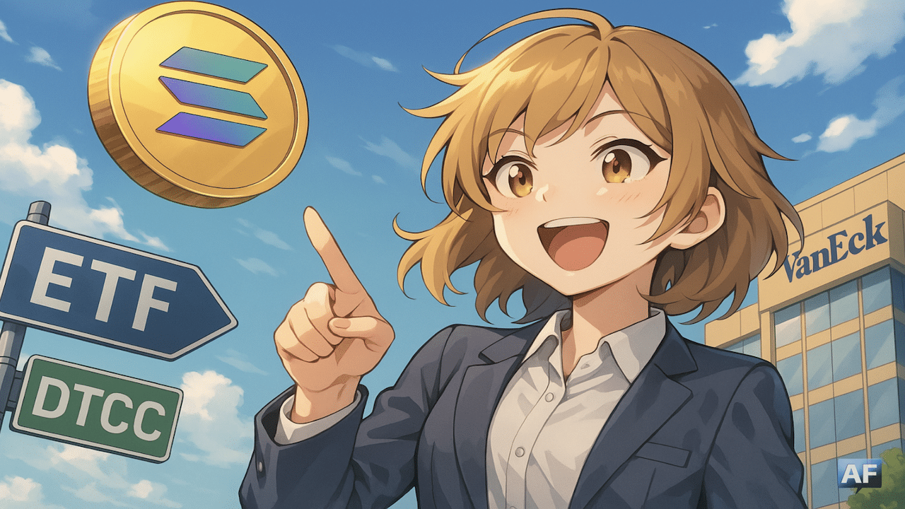 L'ETF Solana de VanEck est en approche : il vient d'être listé par la DTCC