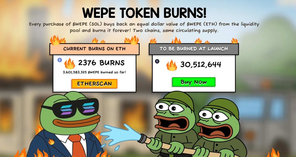 Wall Street Pepe s’approche du lancement : 4 M$ de tokens brûlés
