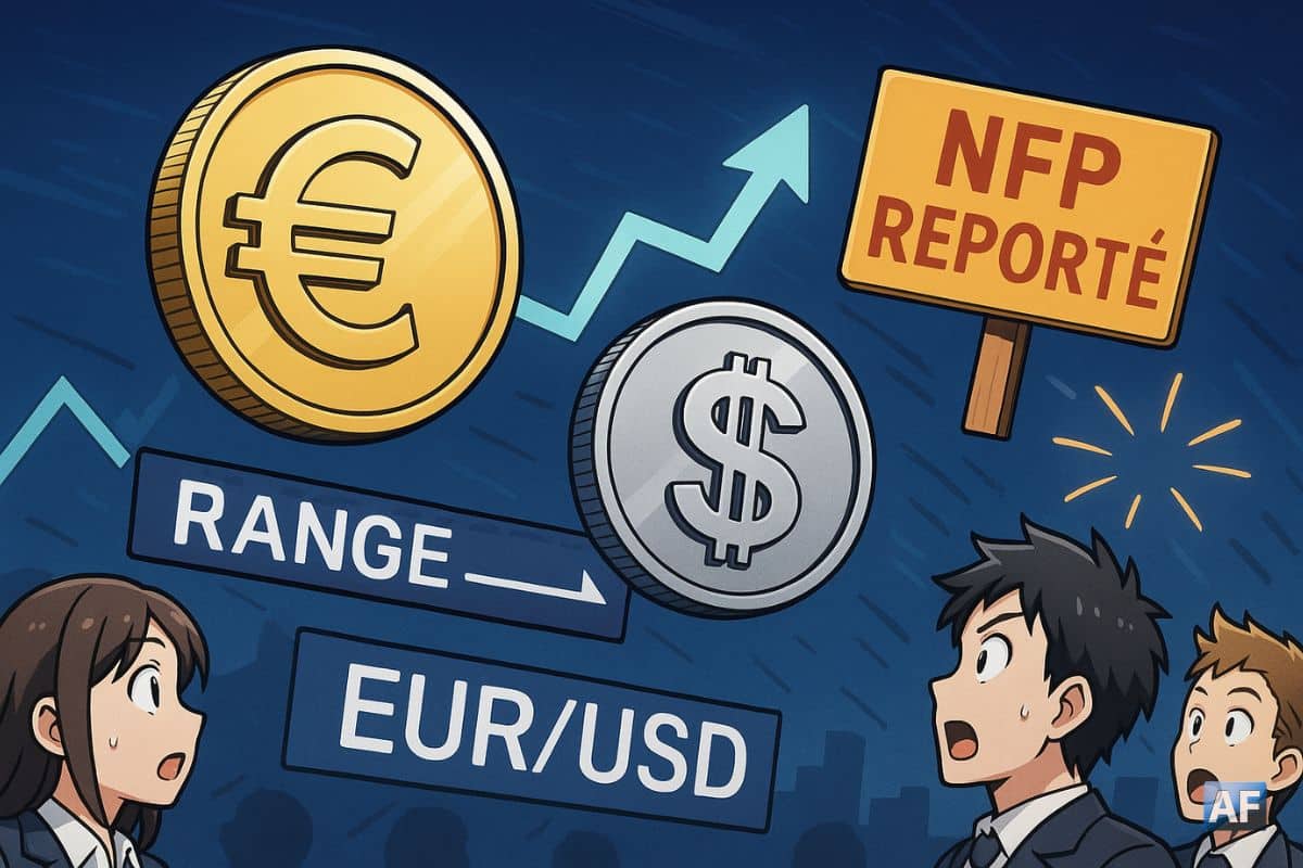 EUR/USD échoue à profiter du choc du shutdown, le report du NFP ...